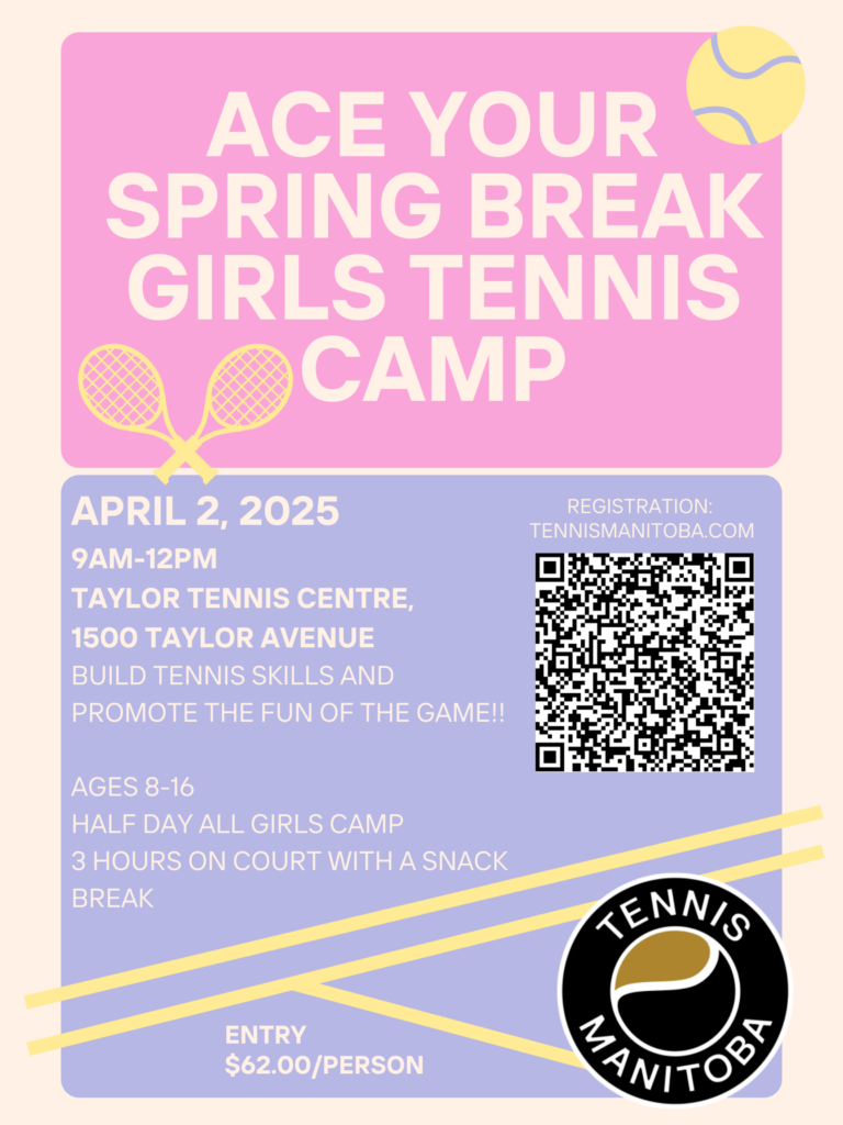 REGISTER NOW: Ace Your Spring Break Girls Tennis Camp @ Taylor Tennis ...