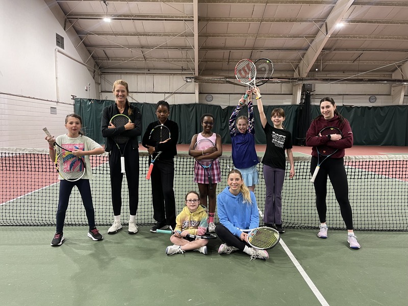 Spring Break Girls Camp a smash hit - Tennis Manitoba